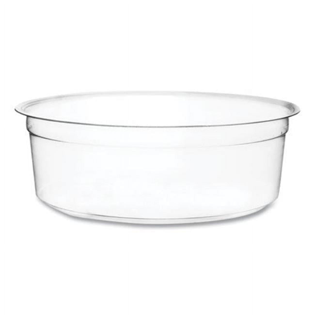 Vegware VEGCFDC08 1.5 in. x 4.6 in. Dia. 8 oz Plastic Round Deli Pots ...