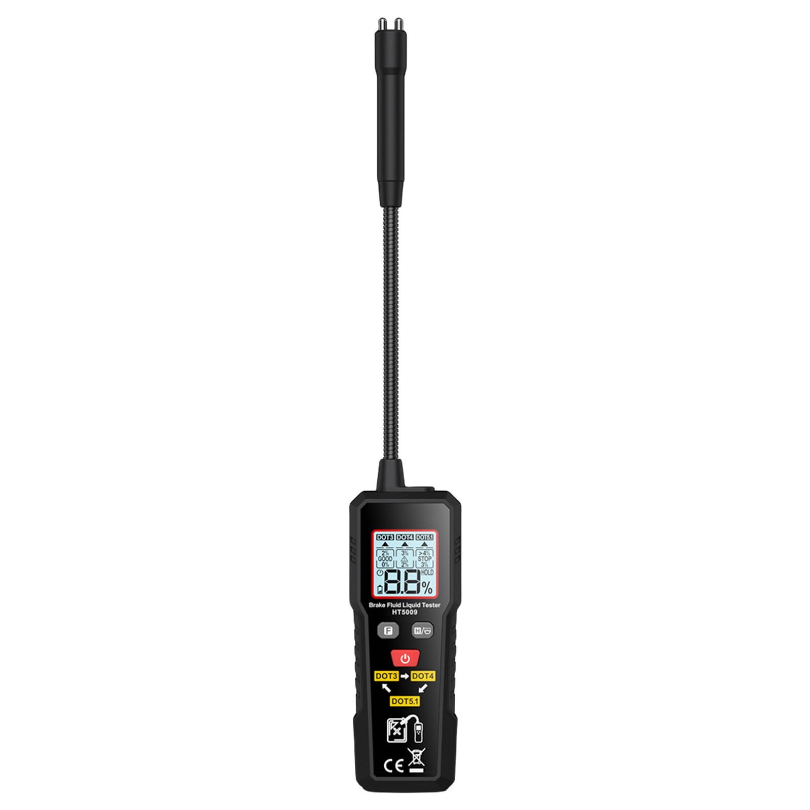Vehicle Brake Fluid Water Content Tester with LED Indicators Upgrades ...