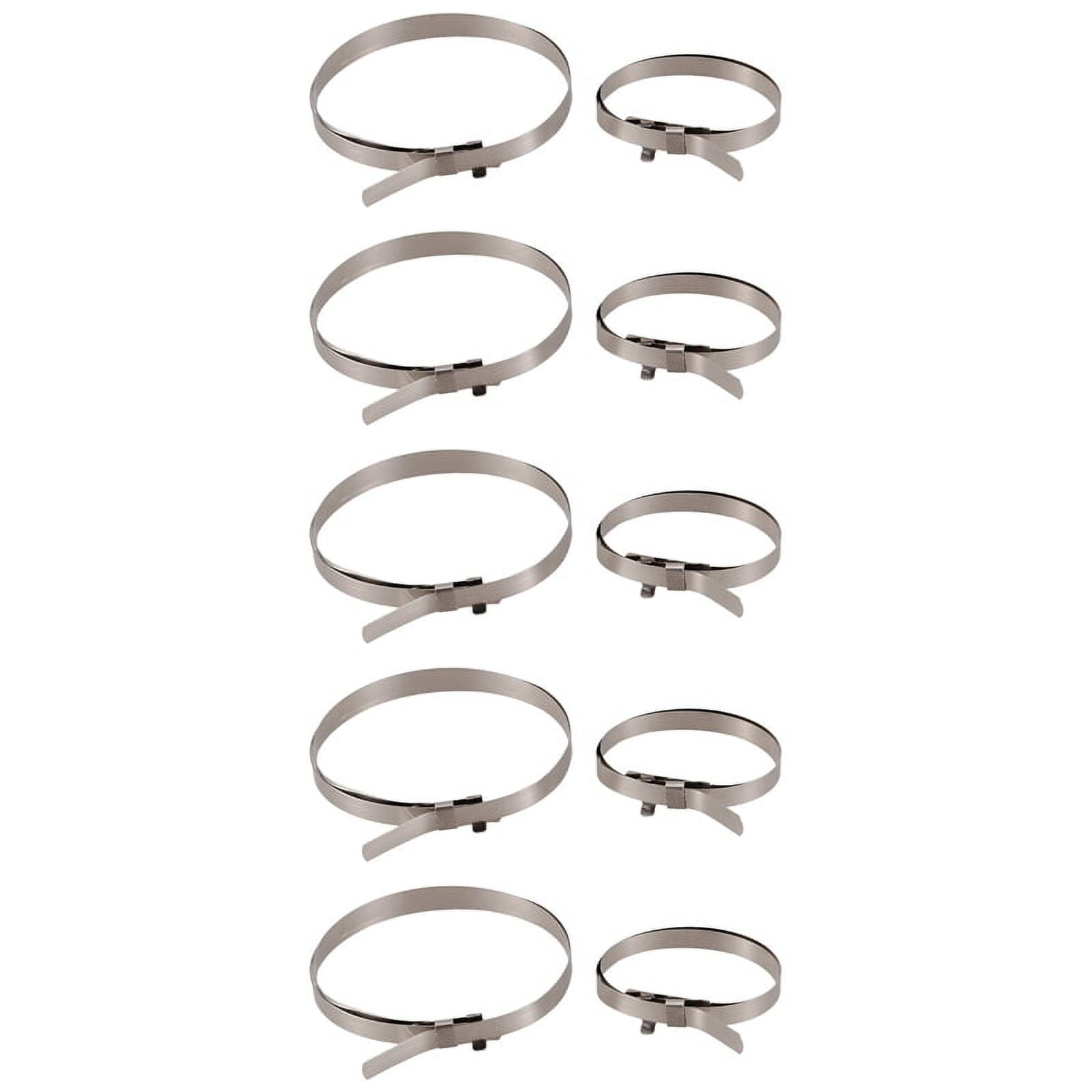 Vehicle Car Constant Velocity CV Joint Boot Clamp Clip Fastener 10 Pcs ...