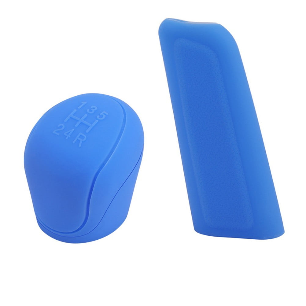 Vehicle Car Interior Handle Handbrake Sleeve Cover Gear Shift Knob ...