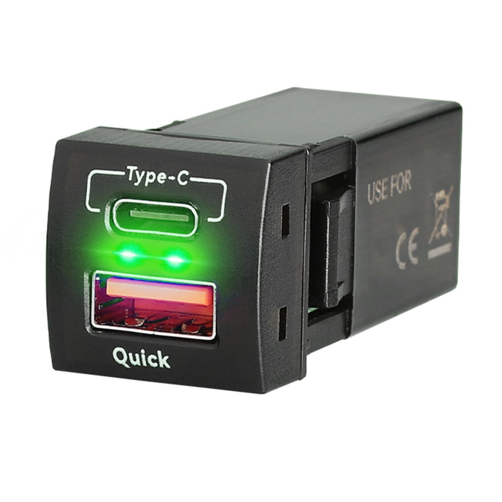 Vehicle Charger Car Power Solution Fast Charging Head with LED Light ...