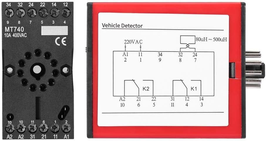 Vehicle Detection Pro Inductive Loop Detector With Reset Switch And Wide