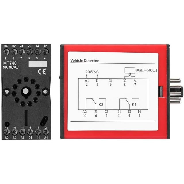 Vehicle Detection Pro, Inductive Loop Detector with Reset Switch & Wide ...