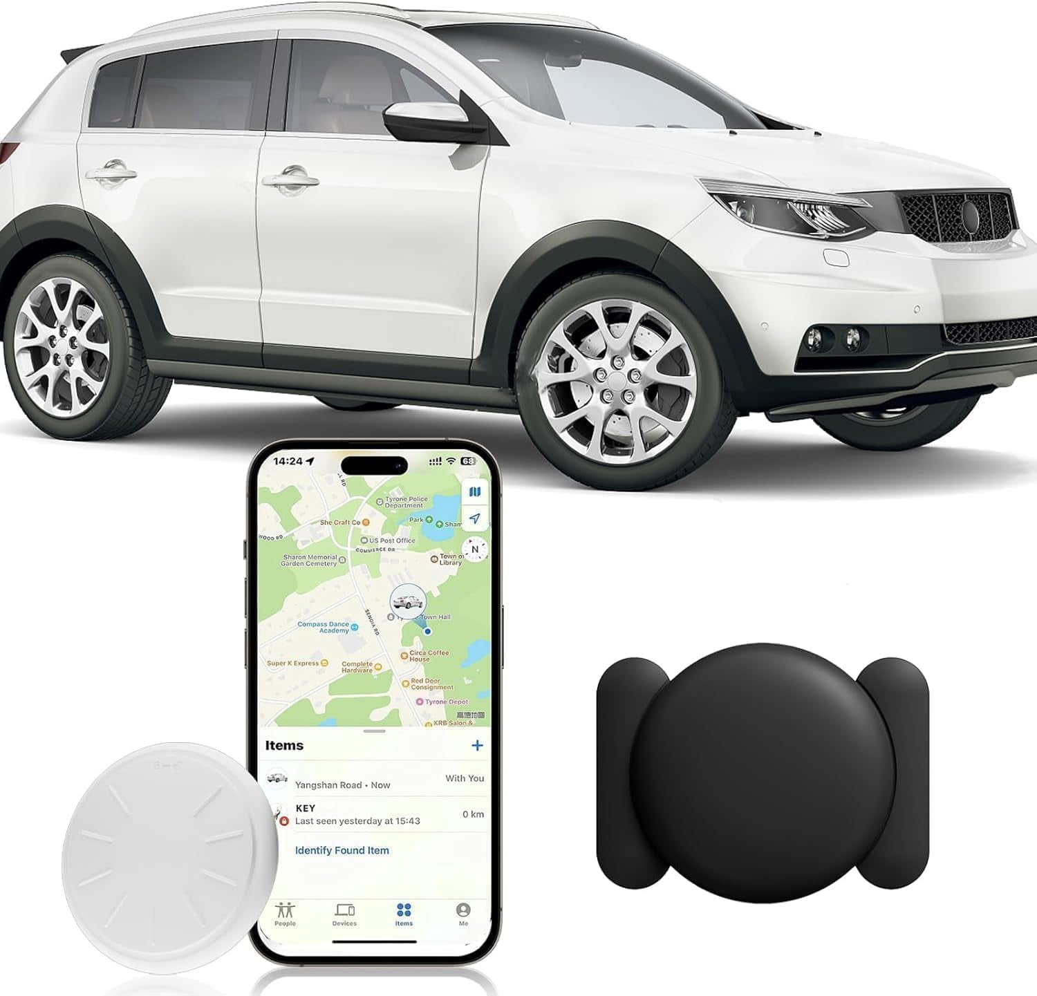 Vehicle GPS Tracker,No Subscription Car Tracker,Car ng Device Work with ...
