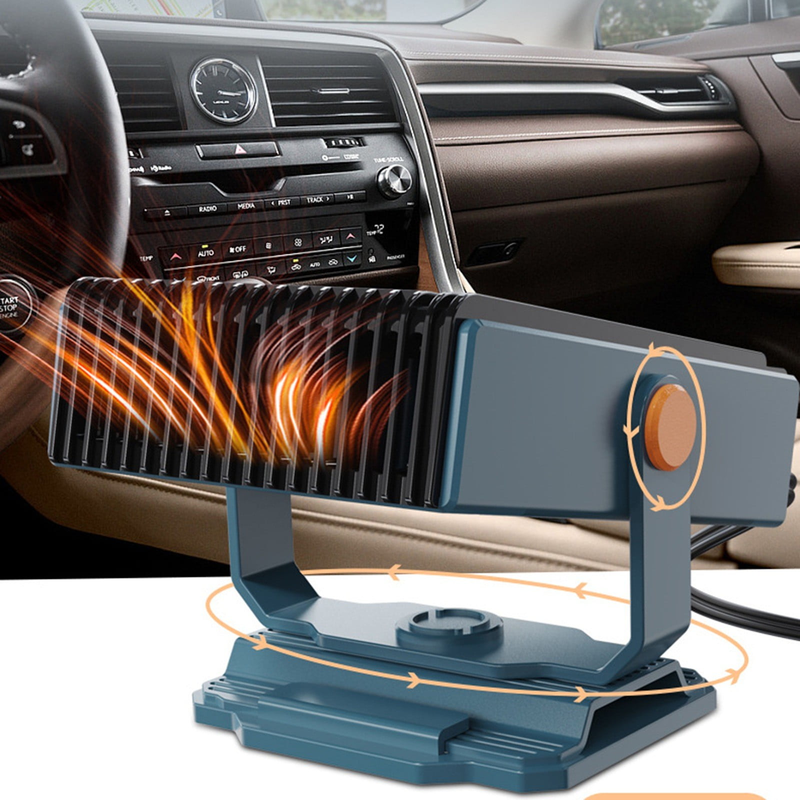 Vehicle Heater Portable Vehicle Heating Heater Warmer Quickly Heating ...