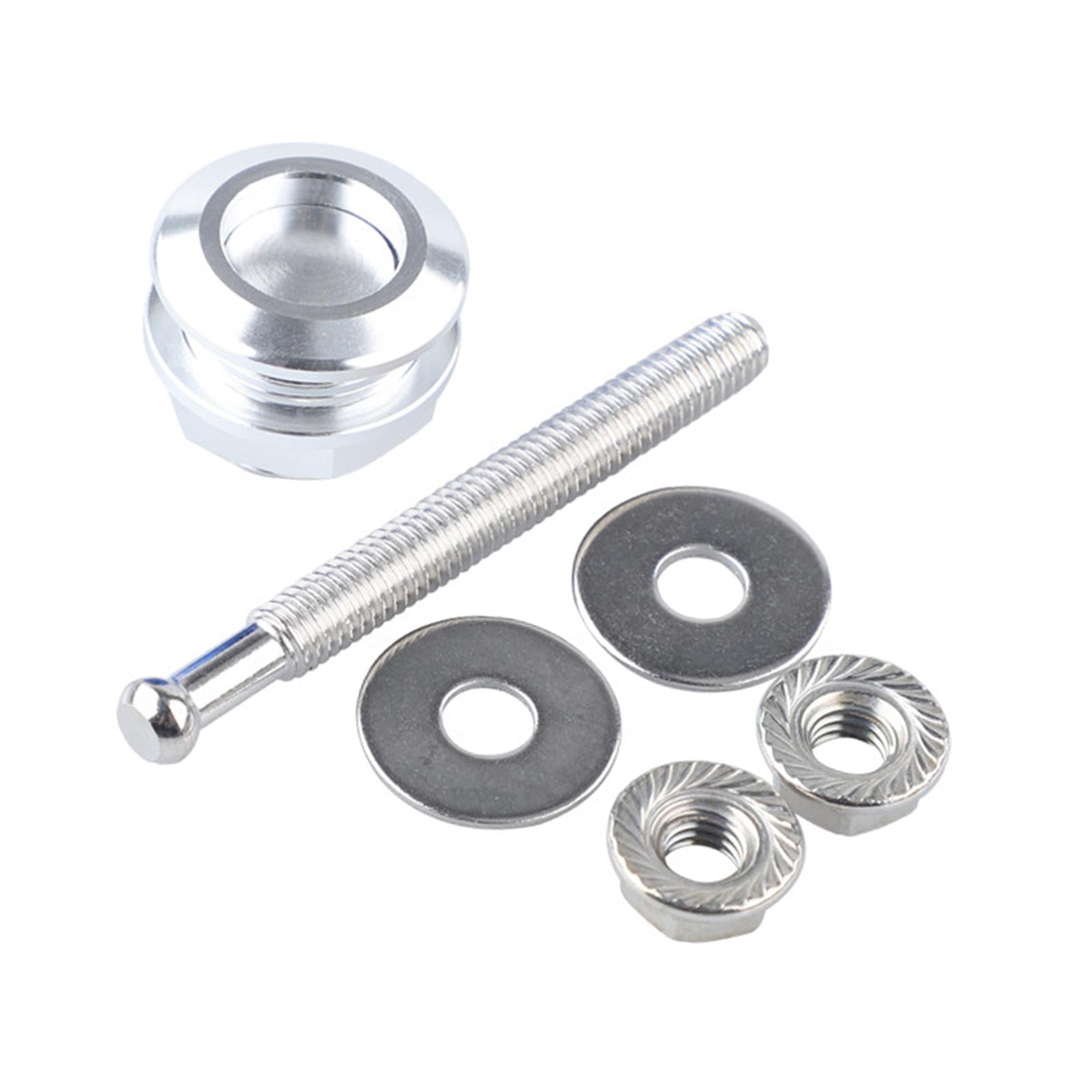 Vehicle Hood Pin Quick Release Lock 21mm Aluminum Alloy Push Button ...