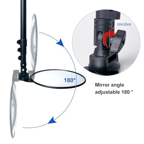 Under Vehicle Inspection Mirror – Security Mirror with Telescoping ...