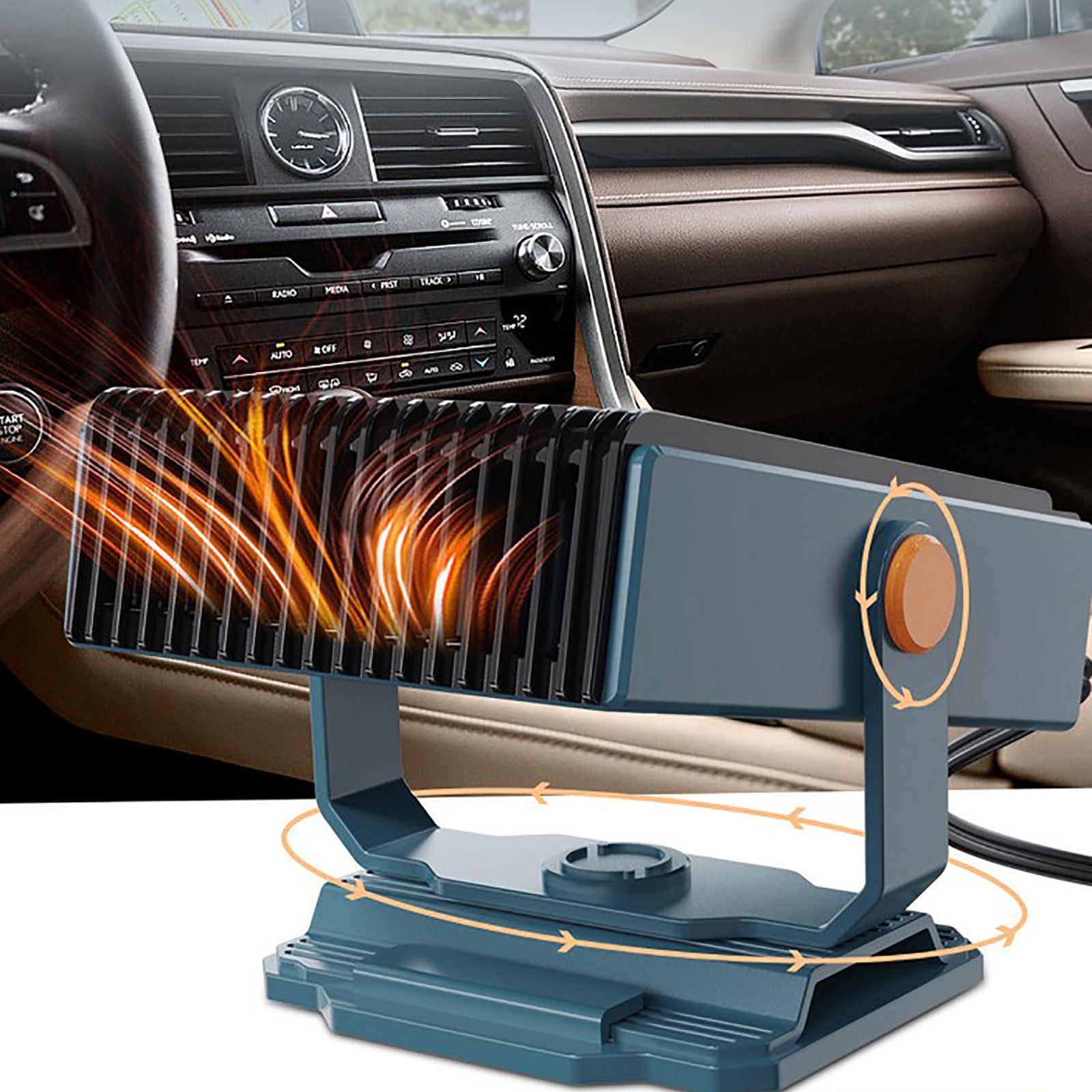 Vehicle Mounted Heater 12v Fast Heating Defrosting Demisting Natural ...