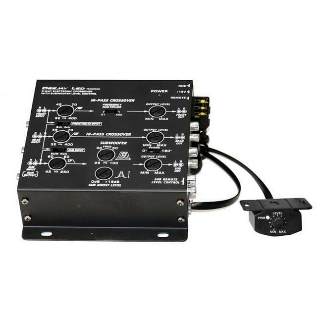 Vehicle Multi-Amplifier Crossover with RCA Inputs & Outputs - Walmart.com