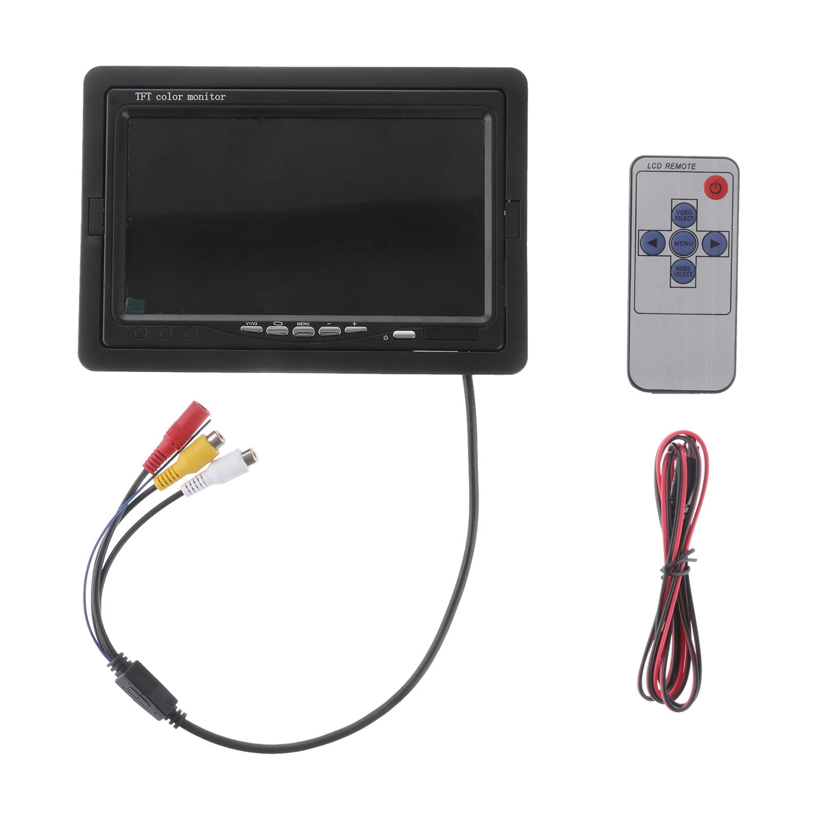 Vehicle On-Dash Backup Monitor, 7" Digital HD Car TFT LCD Color Screen ...