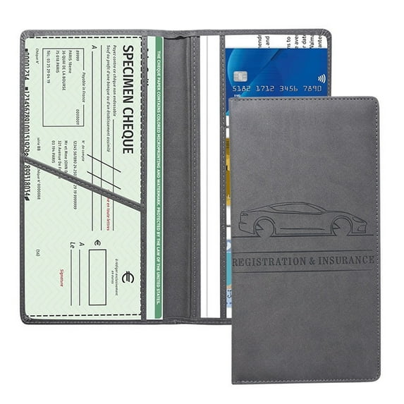 Vehicle Paper Registration and Insurance Holder for Glove Box, Interior ...