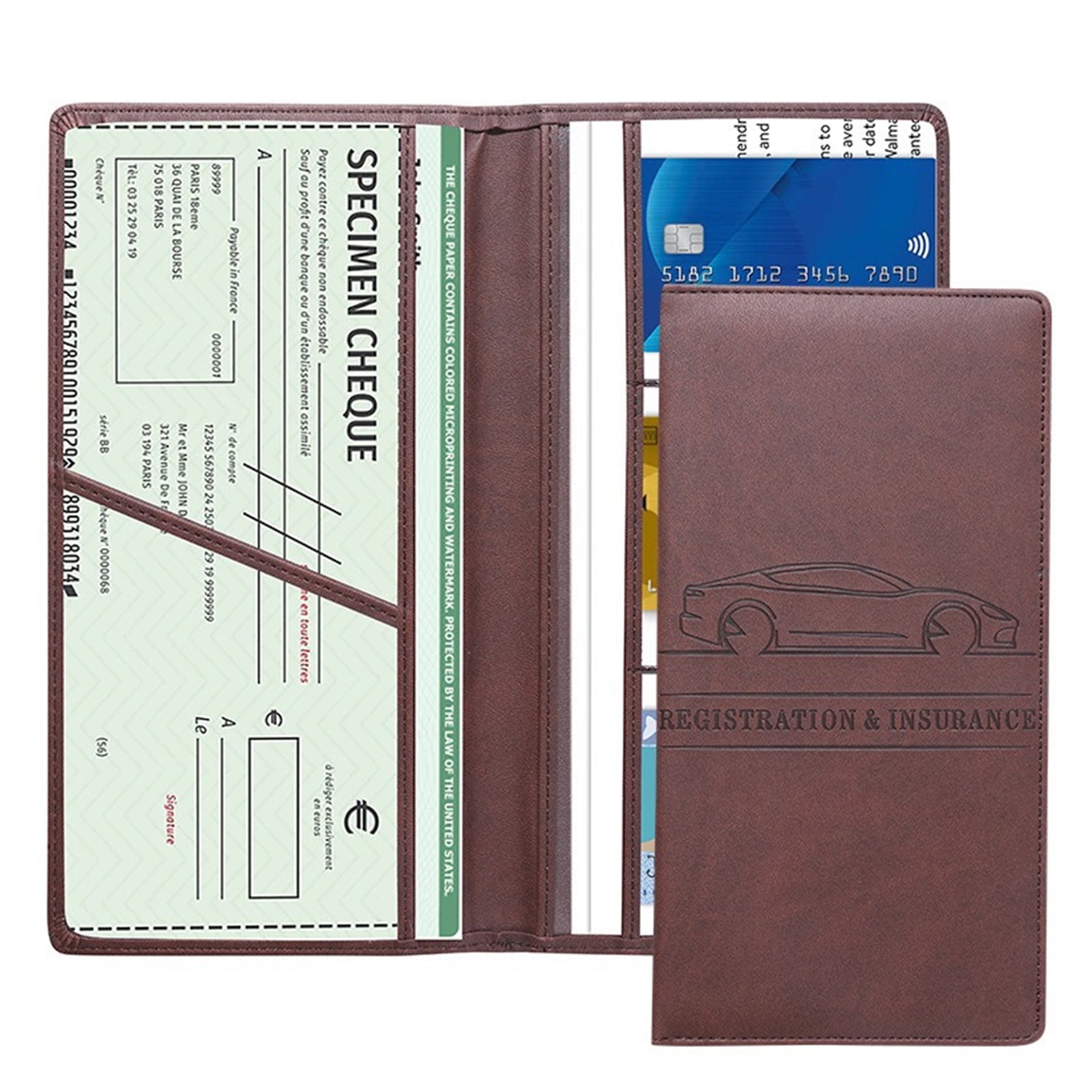 Vehicle Paper Registration and Insurance Holder for Glove Box, Interior ...