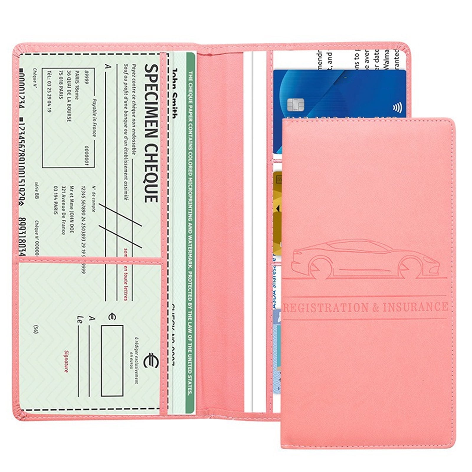 Vehicle Paper Registration and Insurance Holder for Glove Box, Interior ...