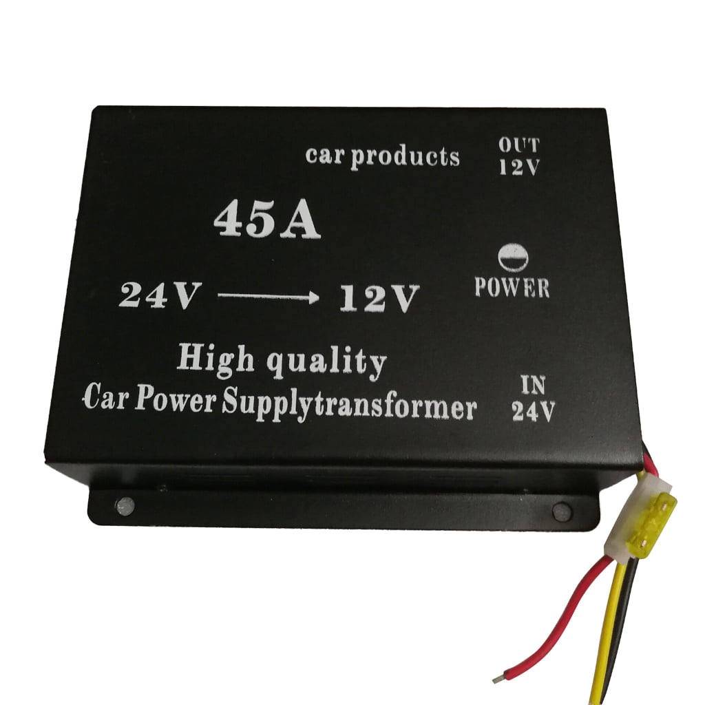 Vehicle Power Converter 45A, Converts 24V To 12V Suitable For Car ...