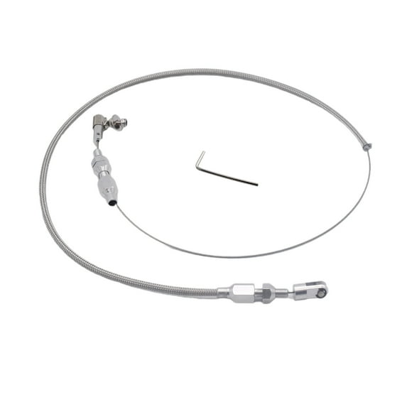 Steel Braided Throttle Cable 24'' Universal Car Accelerator Throttle ...