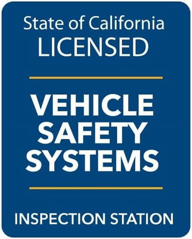 Vehicle Safety Systems Inspection Station Sign - 24X30 - Non-Reflective ...