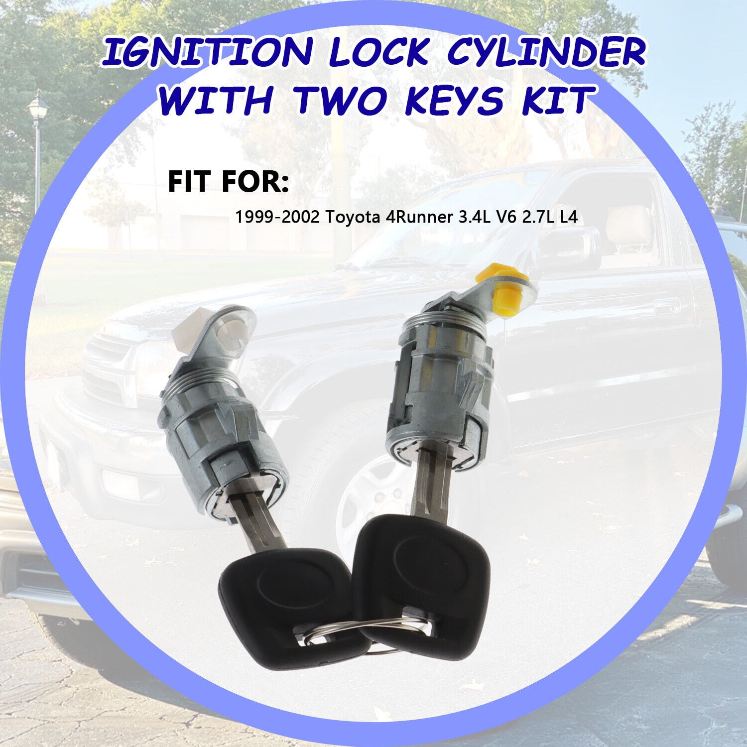 Vehicle Start Ignition Lock Cylinder & 2 Keys for 1999-2002 Toyota ...