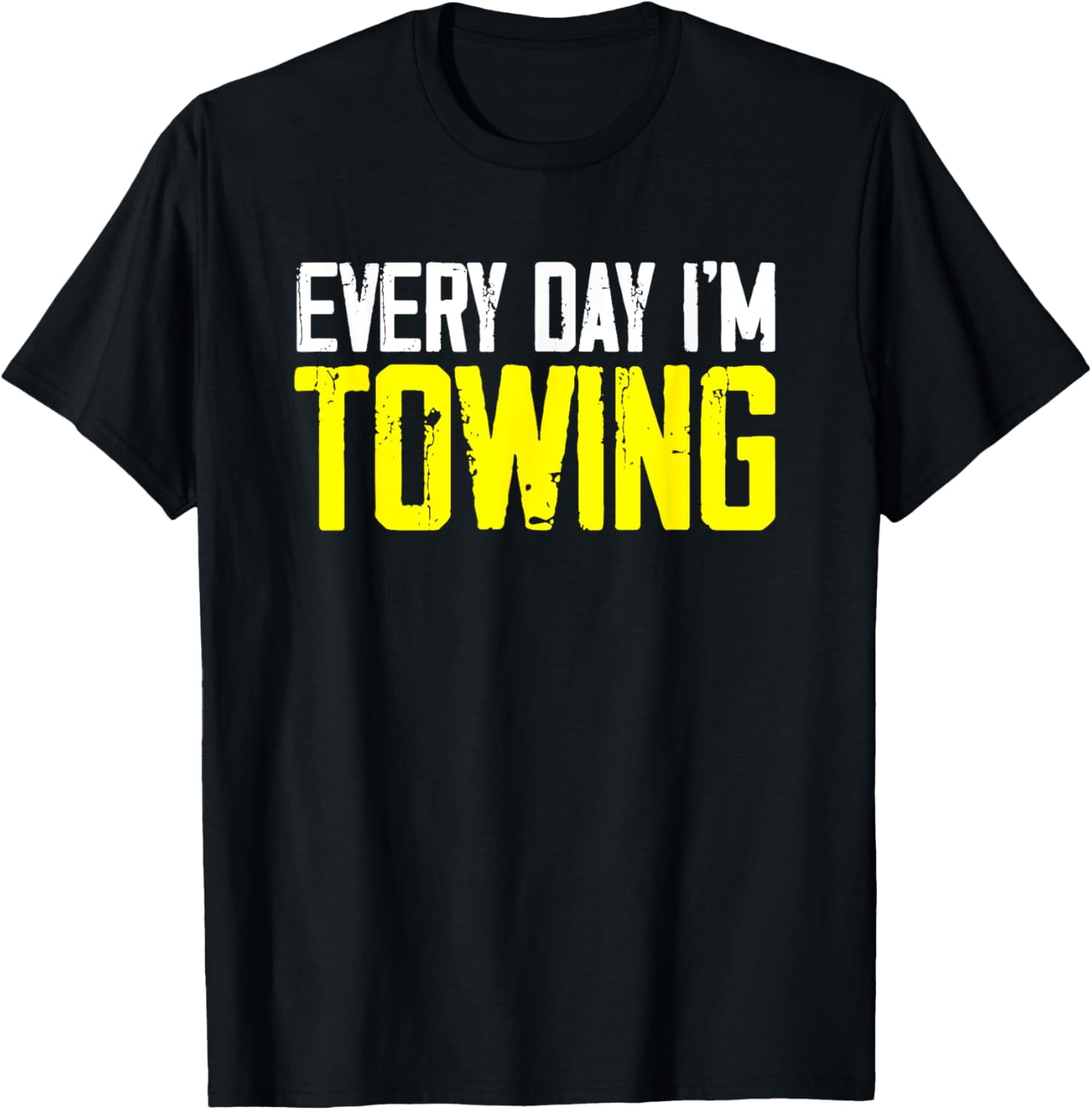 Vehicle Towing Tow Trucker Thin Yellow Line Tow Truck Driver T-Shirt ...