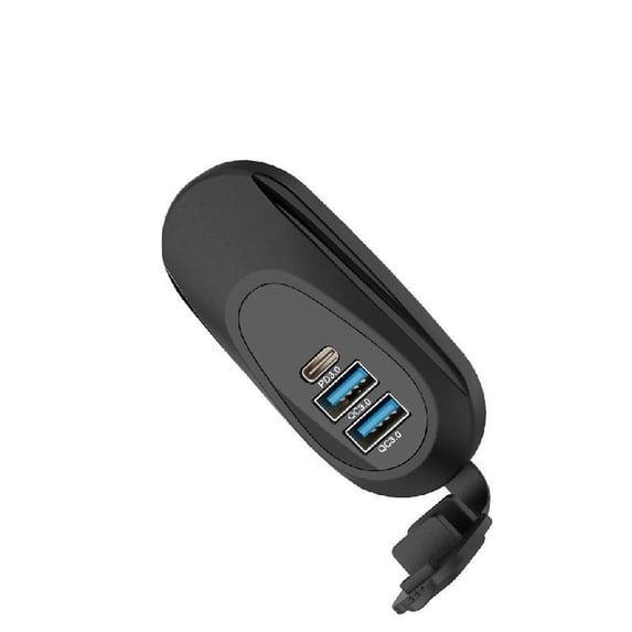 Vehicle Type-C USB Outlet with Caps 2/3 Port 12V-24V USB Type C ...