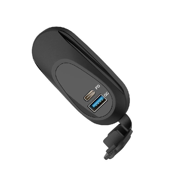 Vehicle Type-C USB Outlet with Caps 2/3 Port 12V-24V USB Type C ...