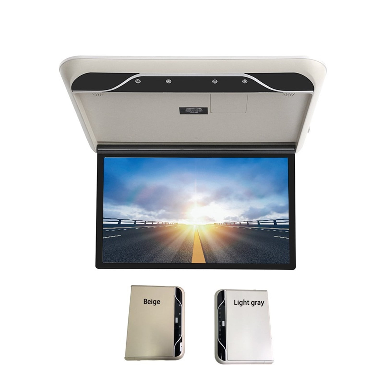 Vehicle Video Player 19 Inch Car Monitor 1080P Ceiling Roof Mount ...