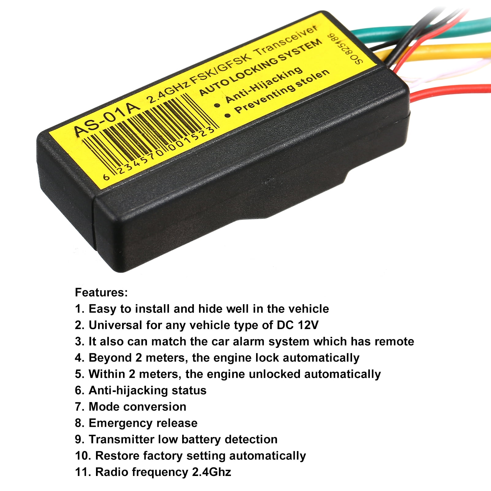 Vehicle alarm,Vehicle Alarm -theft Portable Alarm Car -theft Portable ...