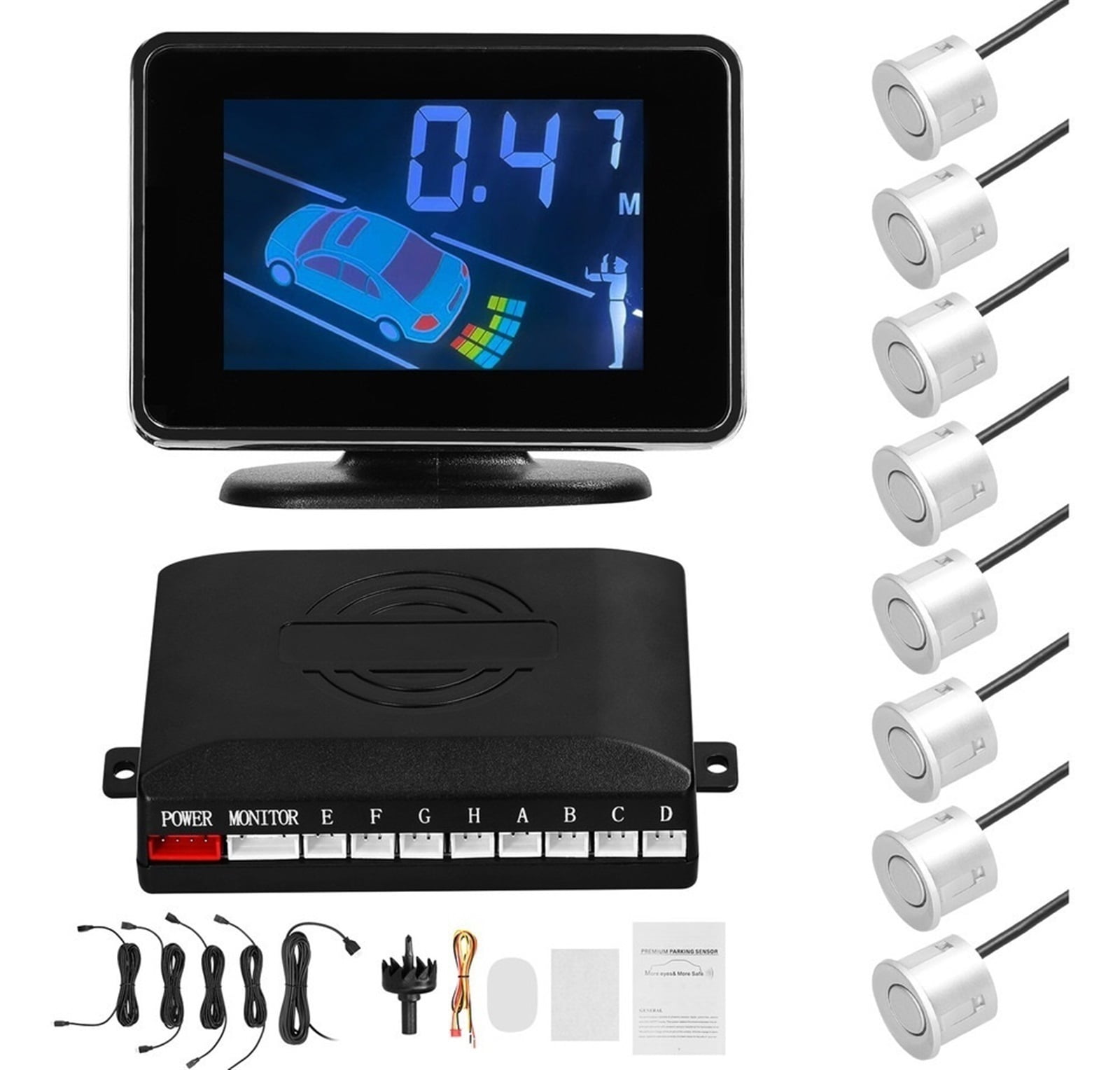 Vehicle-mounted Reverse Parking Sensor Car Parking Sensor Reverse Radar ...