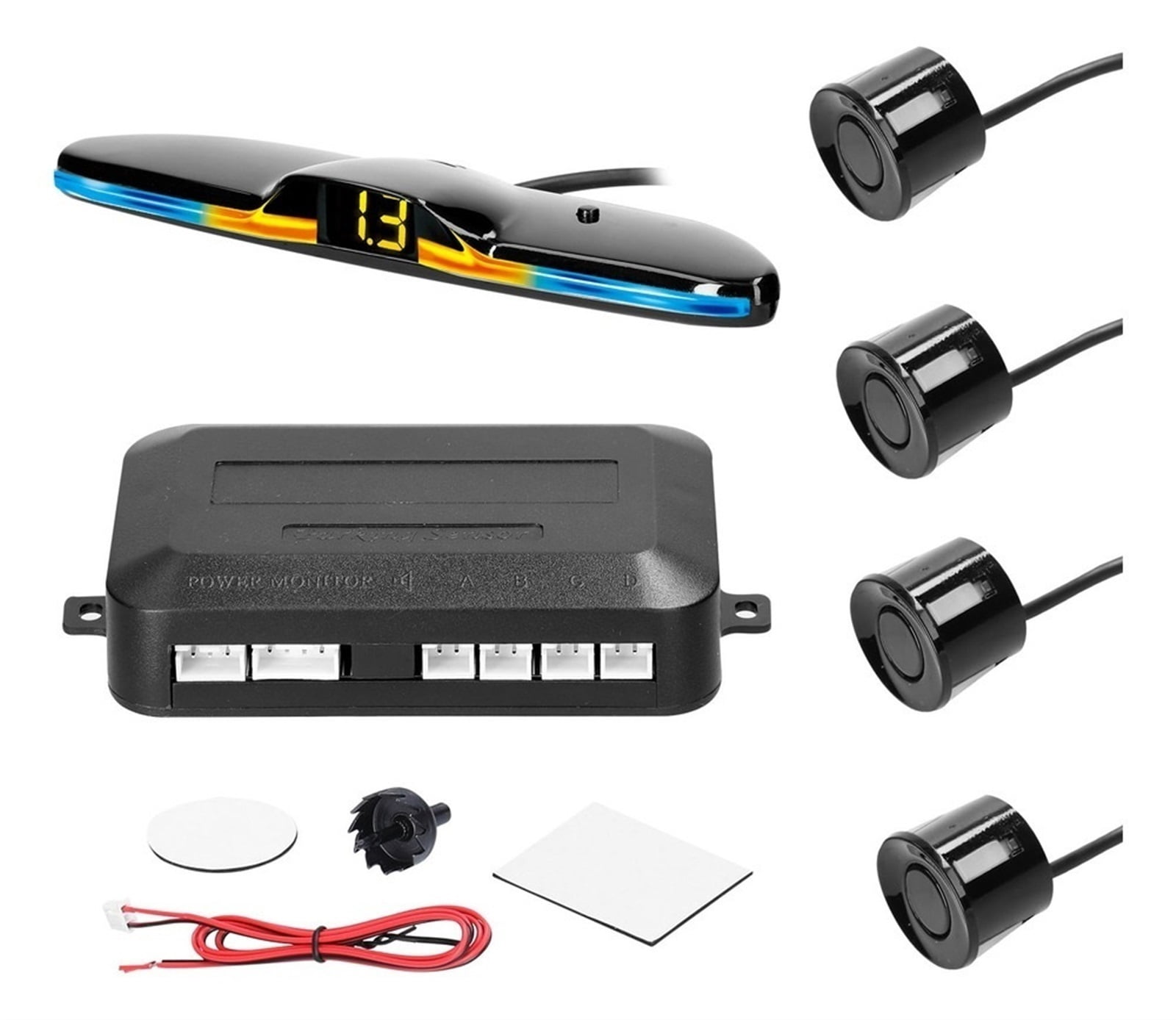 Vehicle-mounted Reverse Parking Sensor Rear Parking Sensor With Sensors ...