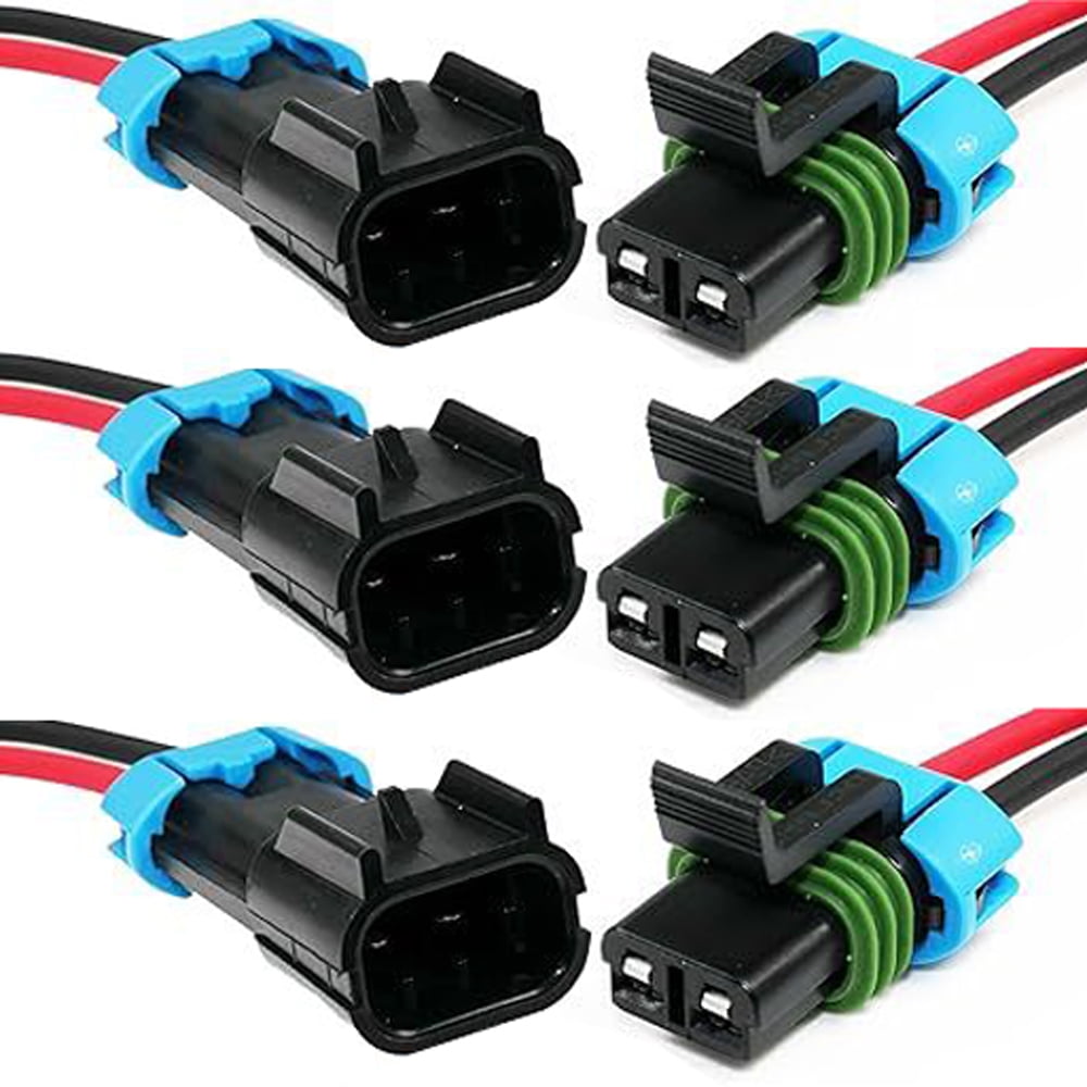 Vehicle supply cable set,150mm Wire Male Cable Wire Pin Auto Waterproof ...