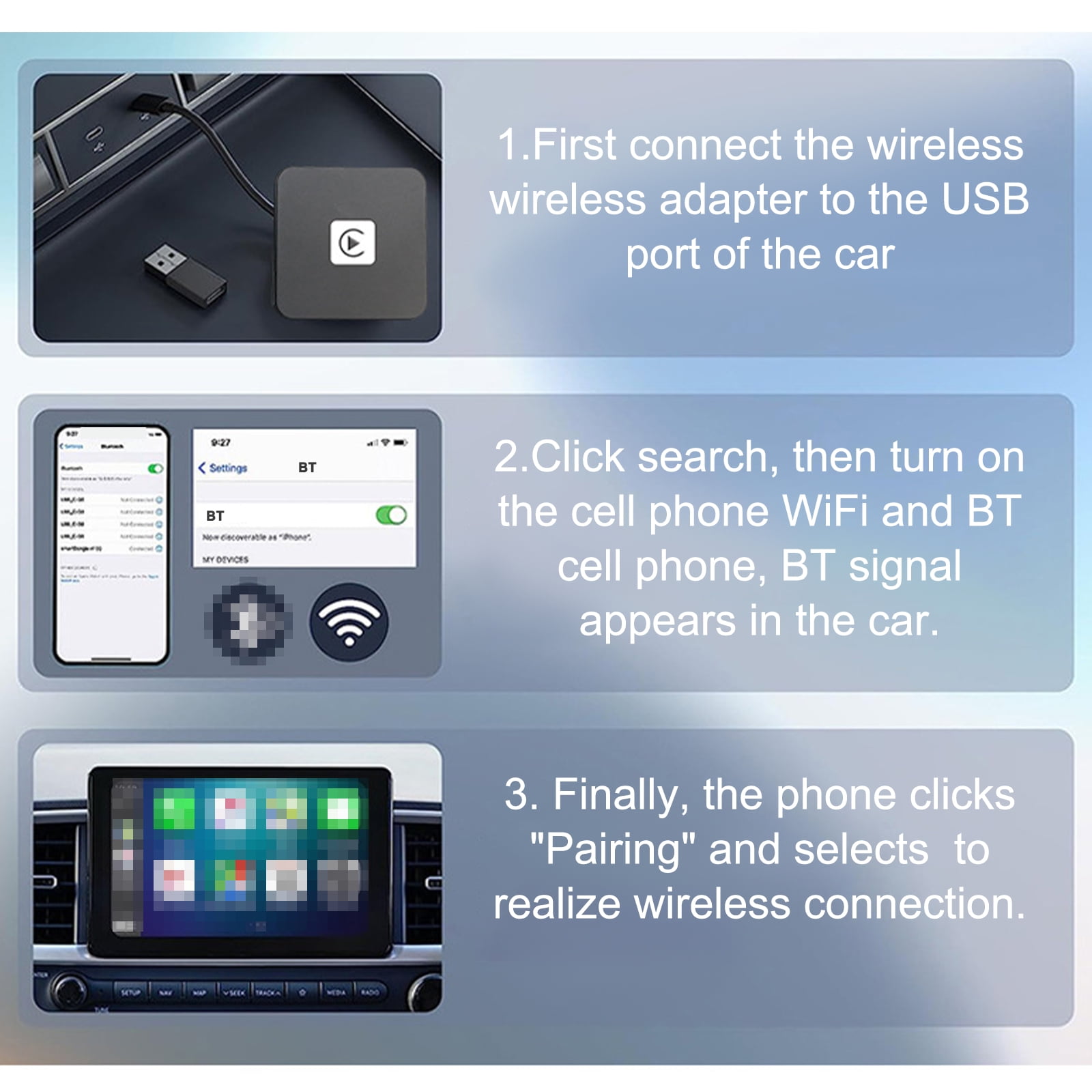 Vehicle transceiver,Adapter Car Play Adapter Fit Wired Car Play Vehicle ...