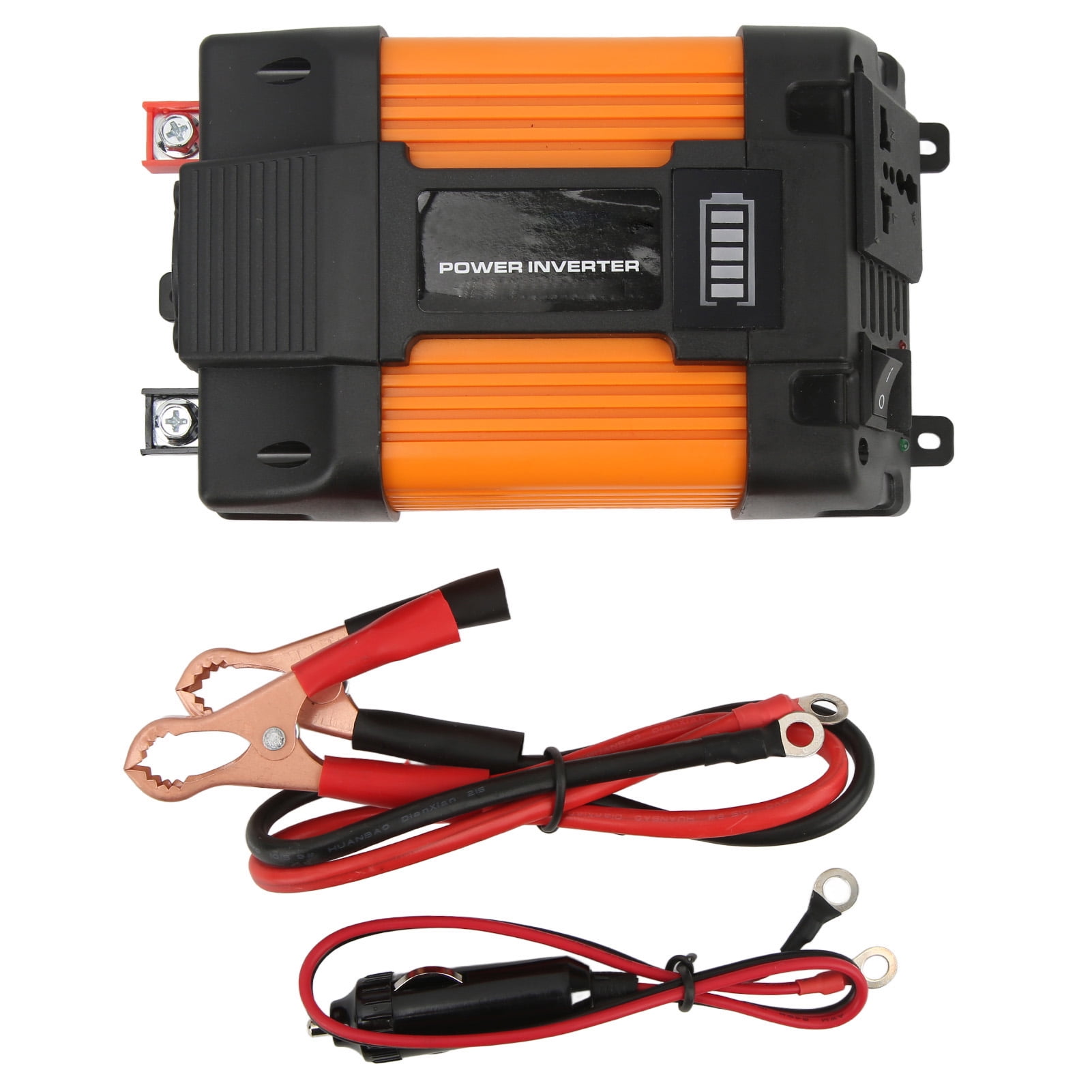 Vehicles Power Inverters ABS with LED Display Dual USB Port Modified ...