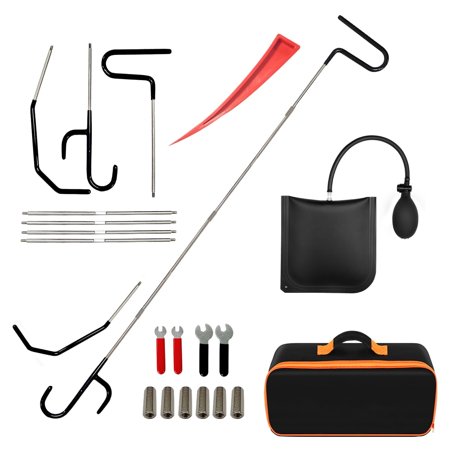 Vehookin 59IN Car Emergency Repair Kit,Emergency Car ToolsWindow Door ...