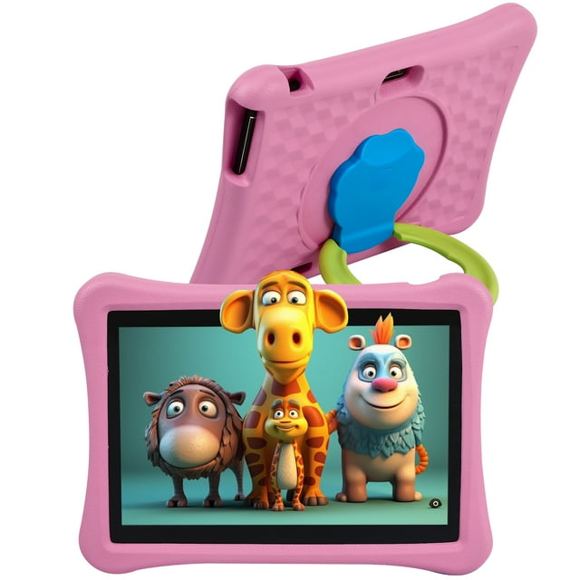 Veidoo 10 inch Kids Tablet, Android, 4GB RAM, 64GB ROM, EVA Case, Pre ...