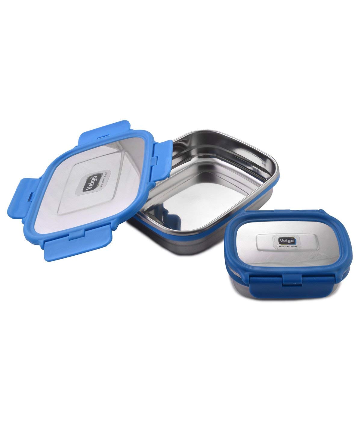 Veigo Premium Finish Jumbo Combo Lock N Steel Container Comes with 1 ...
