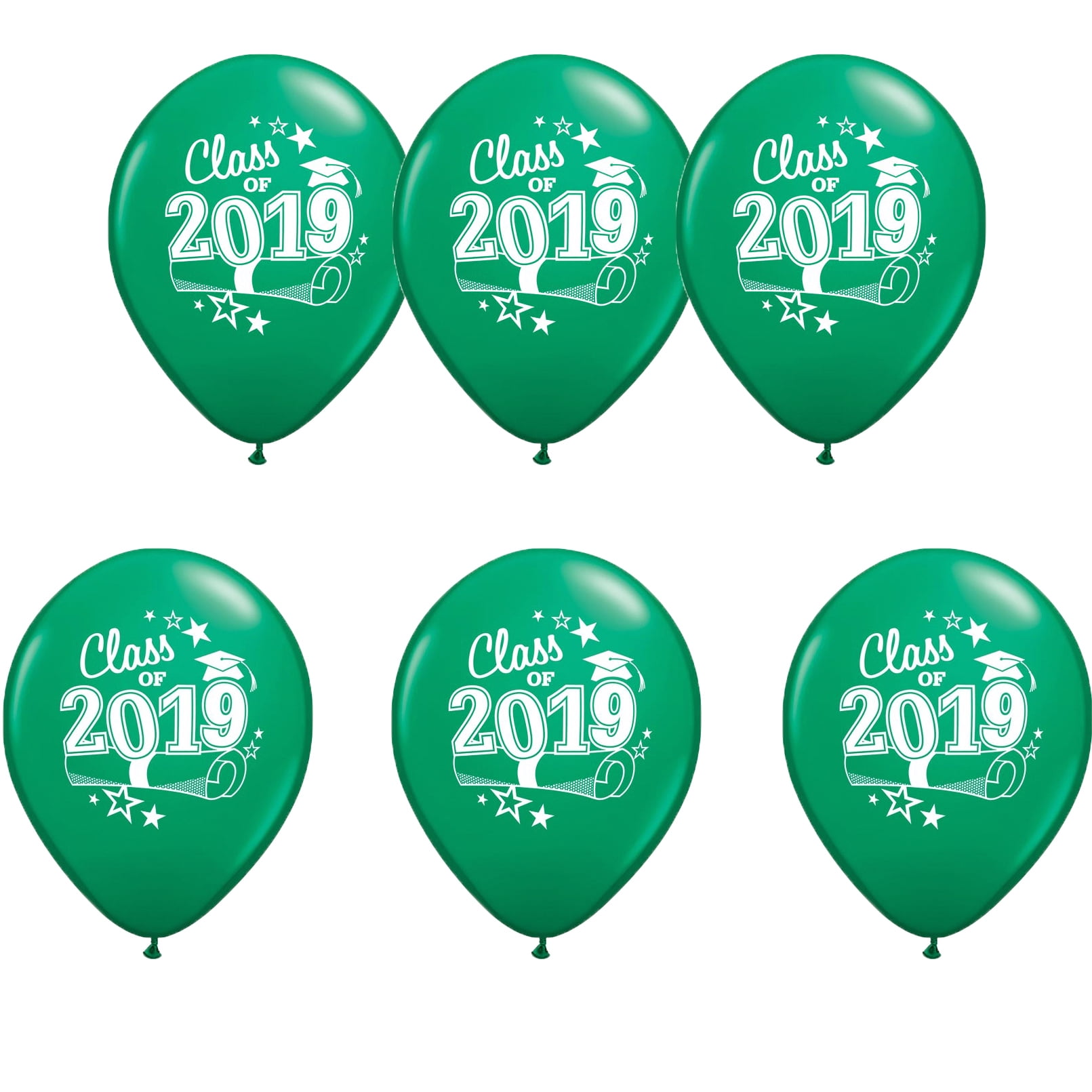 Veil Entertainment Class of 2019 School Color Graduation 11" Latex ...