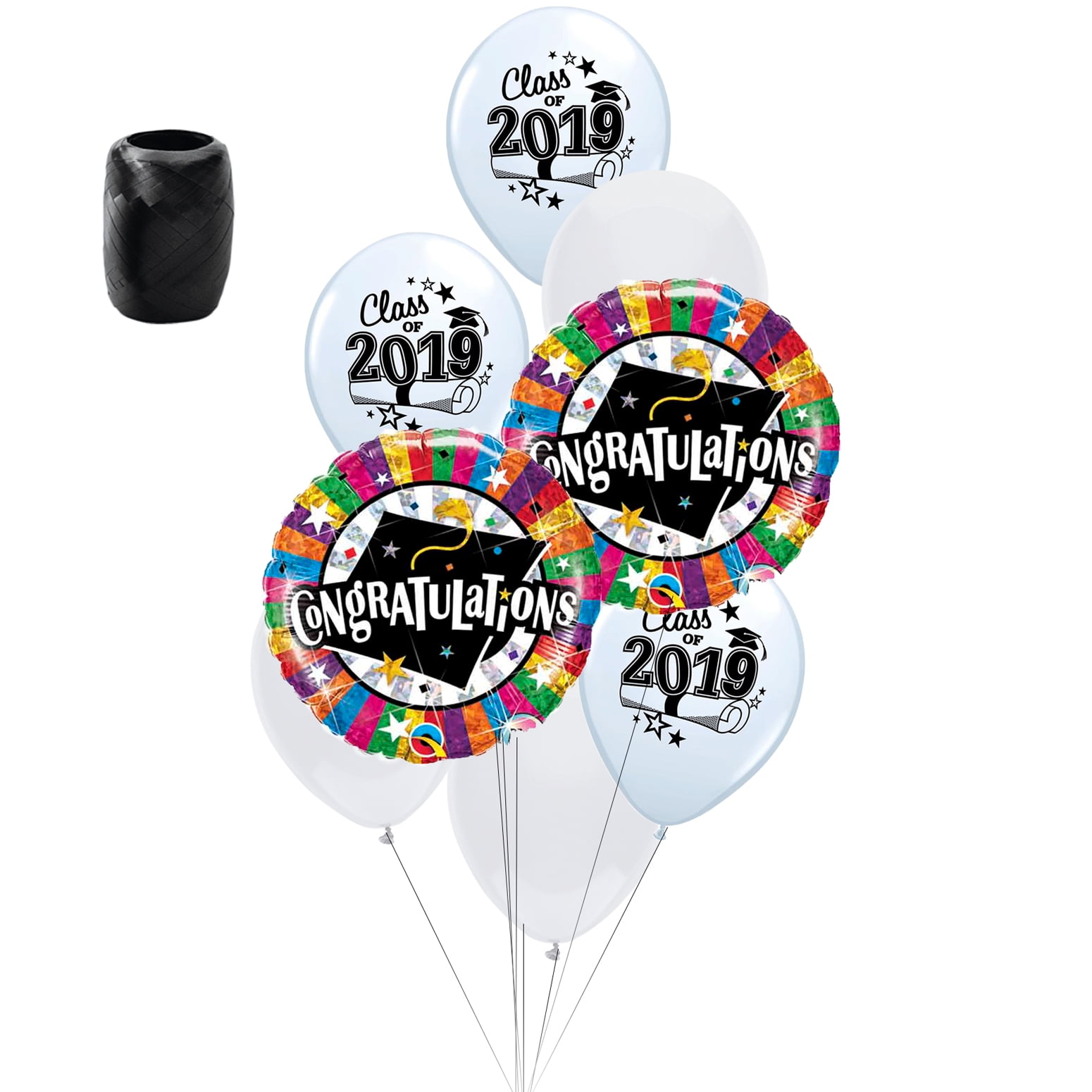Veil Entertainment Congratulations Class of 2019 School Colors 8pc ...