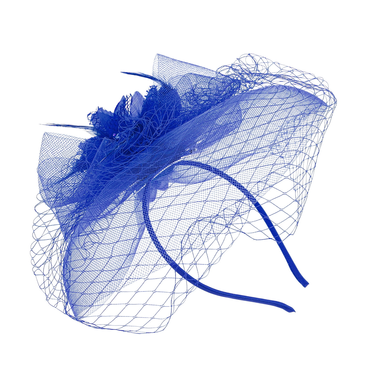 Veil Party Headdress Fascinator Headband Tea Mesh Hair Hat Headwear ...
