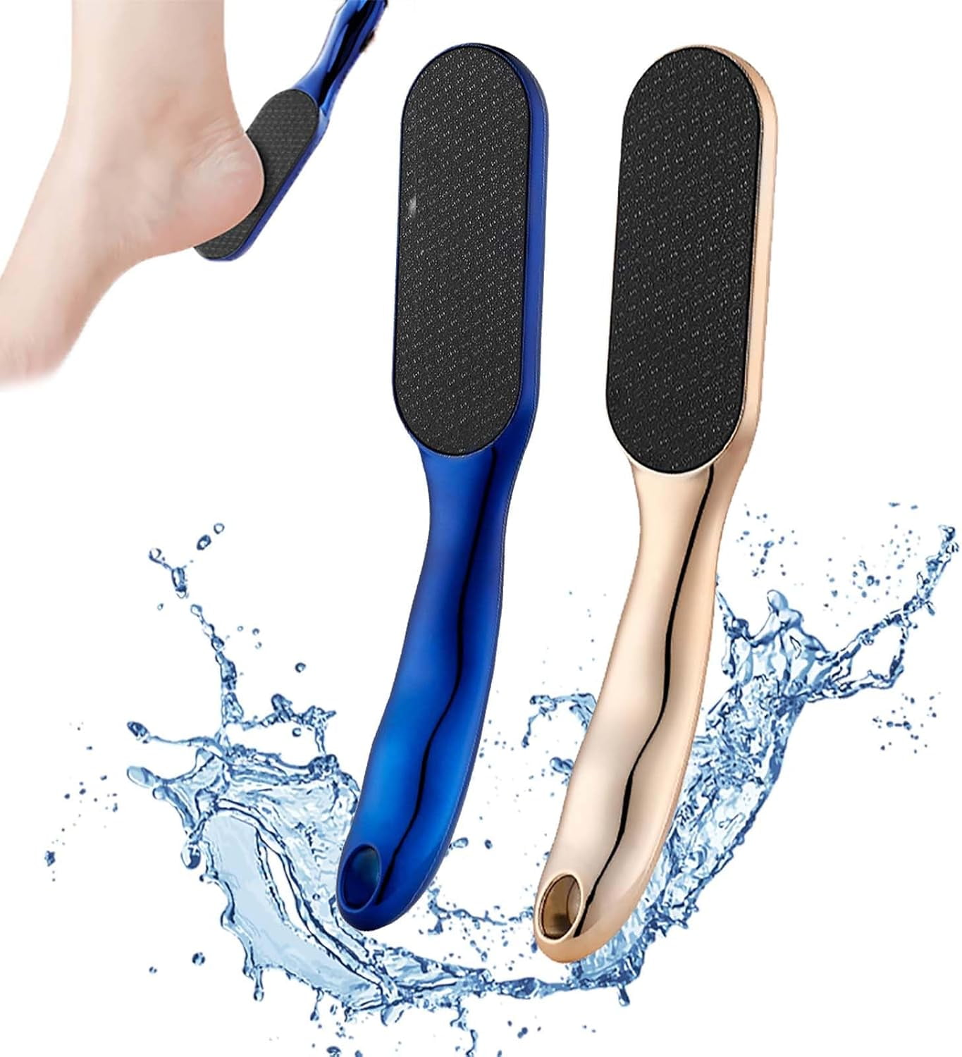 Veinsgrain Foot File, Veins Grain Foot File, Long Handle Nano Glass ...