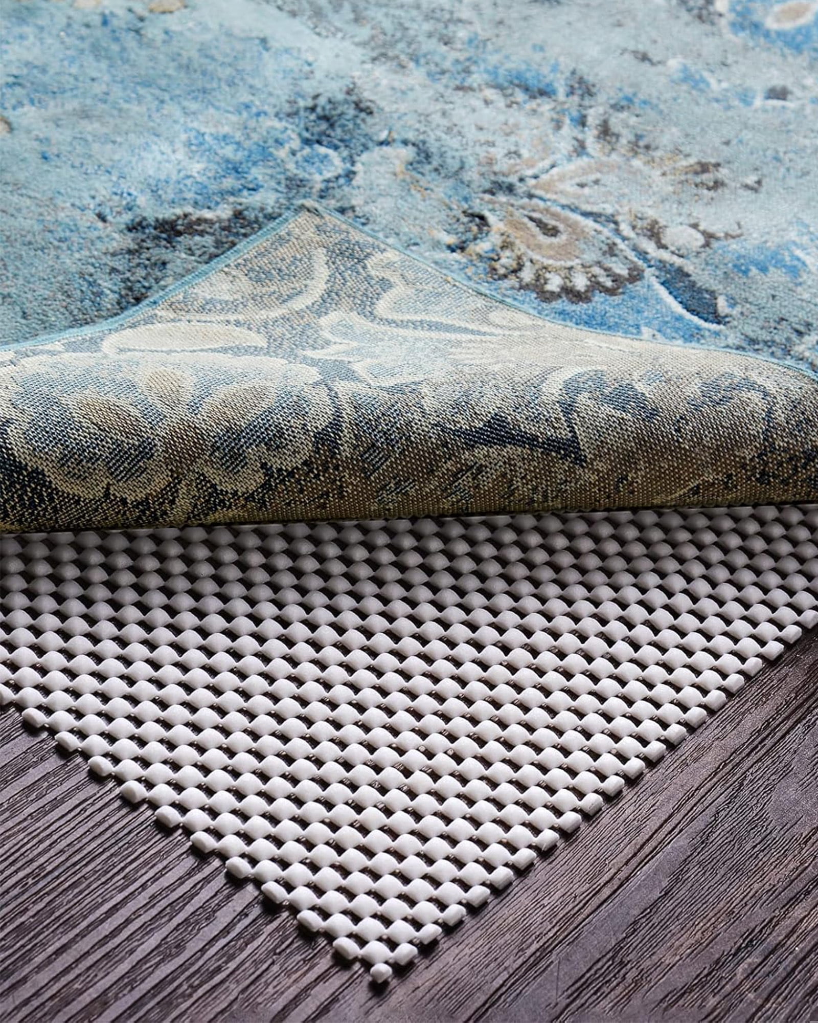 Veken 5x7 Ft Rug Pad, Non-Slip Gripper for Hardwood Floors, Thick ...