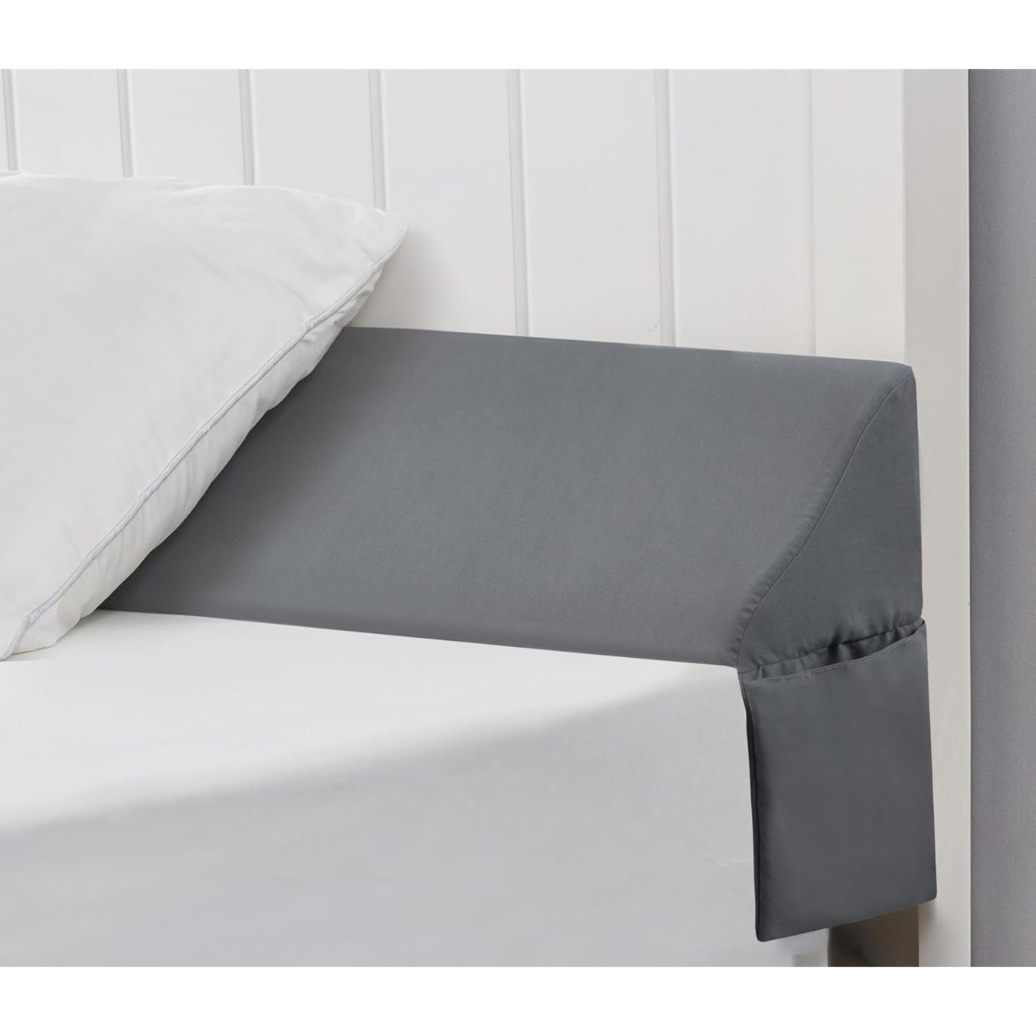 Vekkia King Bed Wedge Pillow Gap Filler/Pillow Wedge for Headboard Gap ...