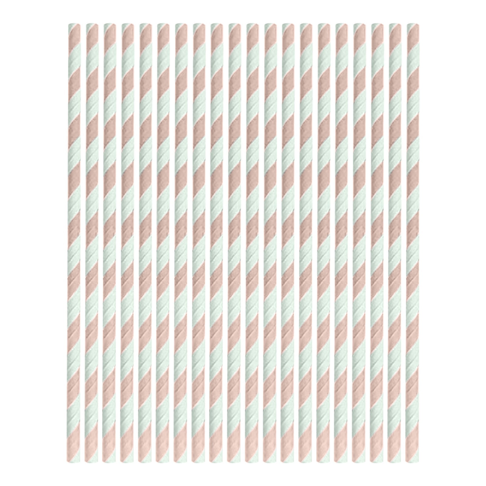 Vekome 100PCS Paper Straws Disposable Straws Paper Striped Colorful ...