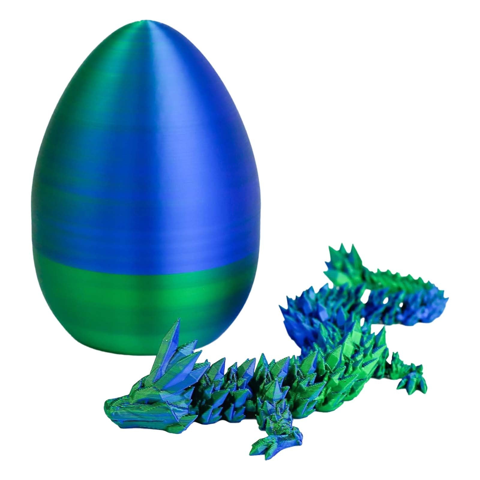 Vekome 3D Printed Dragon in Egg,Crystal Dragon in Dragon Egg ...