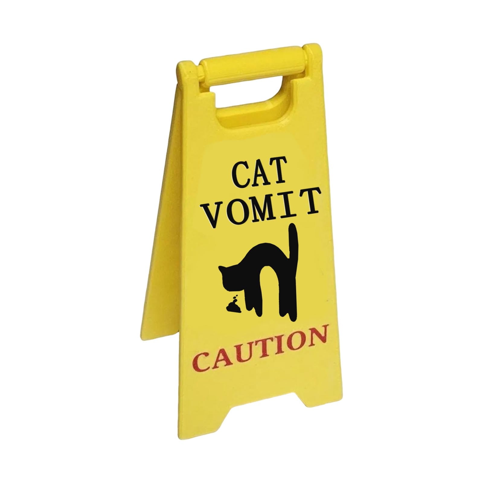 Vekome Cat Vomit Sign, Dog Vomit Sign, Cat Vomit Caution Sign, 4 ...