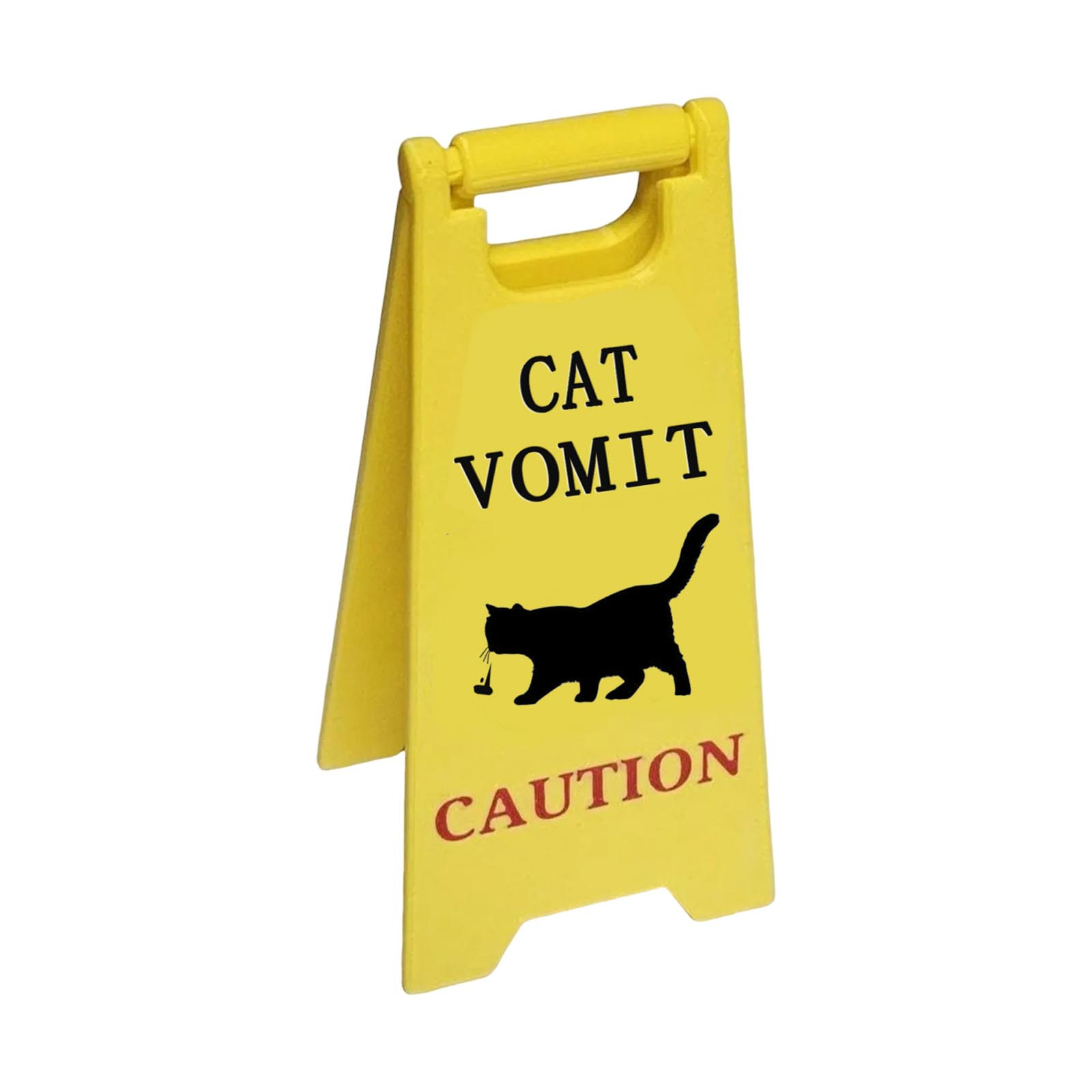 Vekome Cat Vomit Sign, Dog Vomit Sign, Cat Vomit Caution Sign, 4 ...