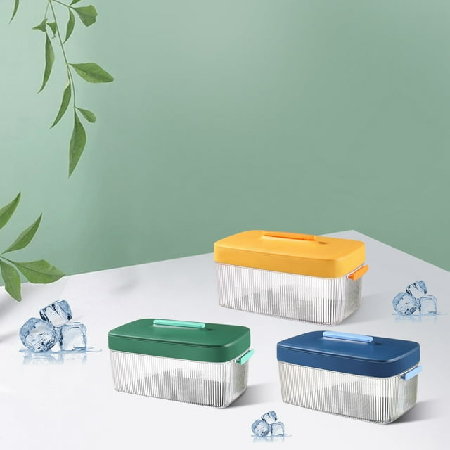 Vekome Ice C-ube Set 28 Grids Ice C-ube Container for Chilled Drinks ...