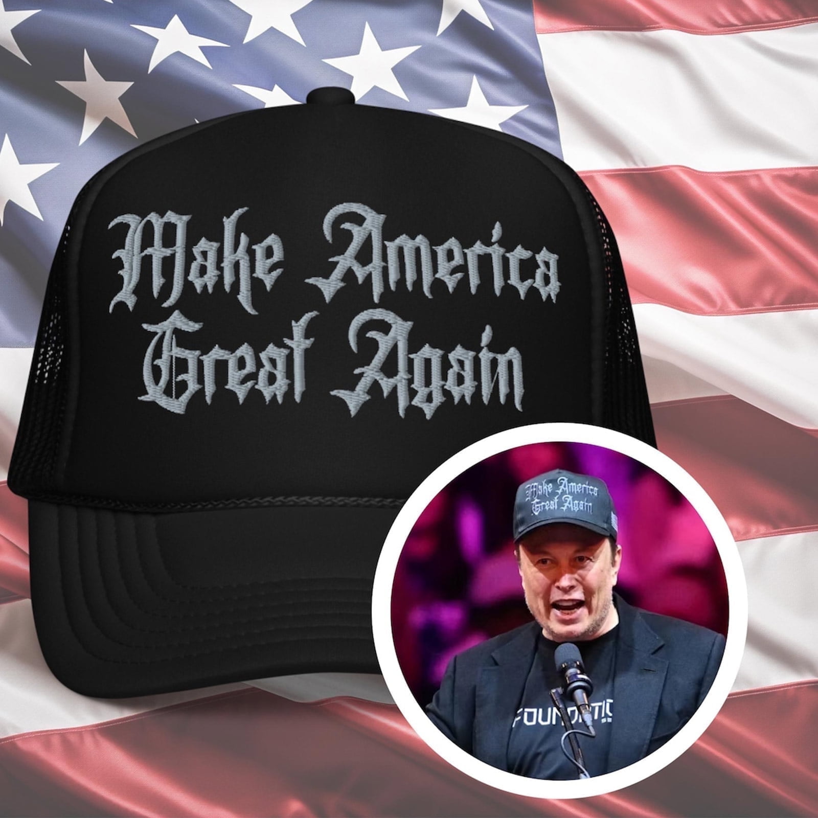 Vekome MAGA Hat ,Make America Great Again Hat, Embroidery American ...