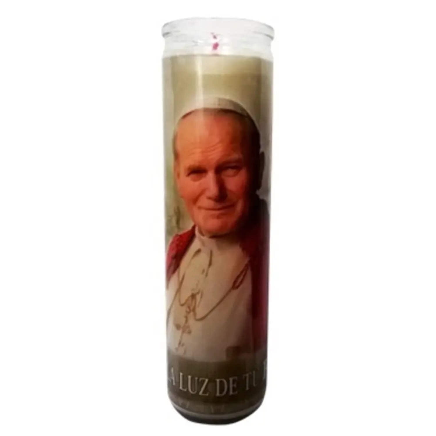 Juan Pablo II White Candle tall - Walmart.com