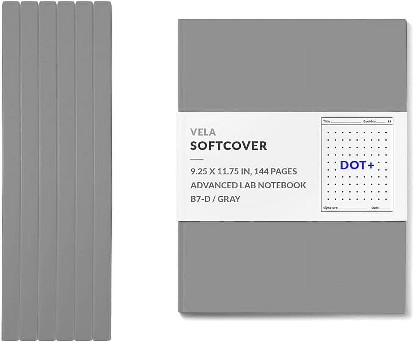 Vela Sciences B7 Expanded Softcover Lab Notebook, 9.25 x 11.75 in (23.5 ...