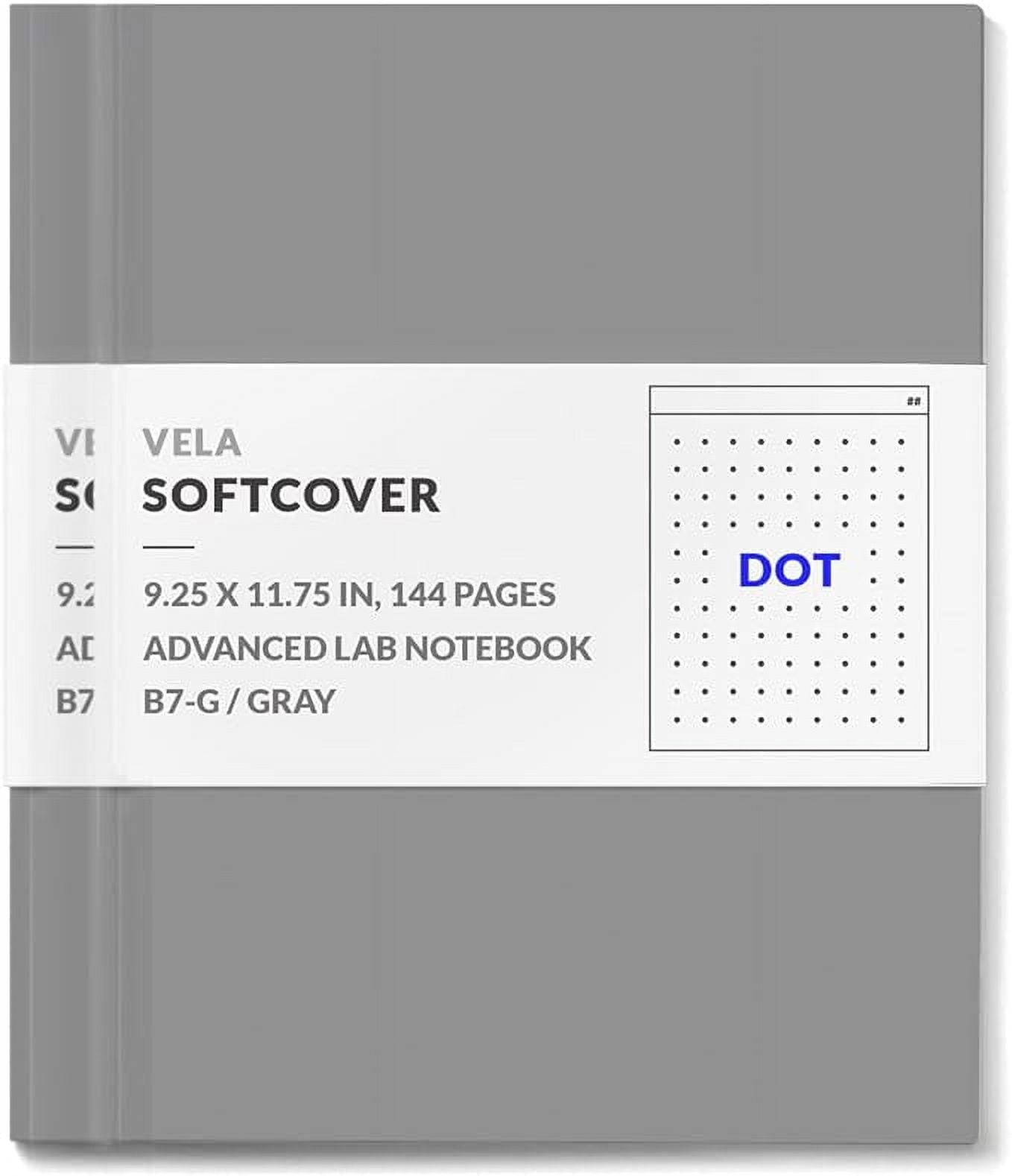 Vela Sciences B7 Expanded Softcover Lab Notebook, 9.25 x 11.75 in (23.5 ...