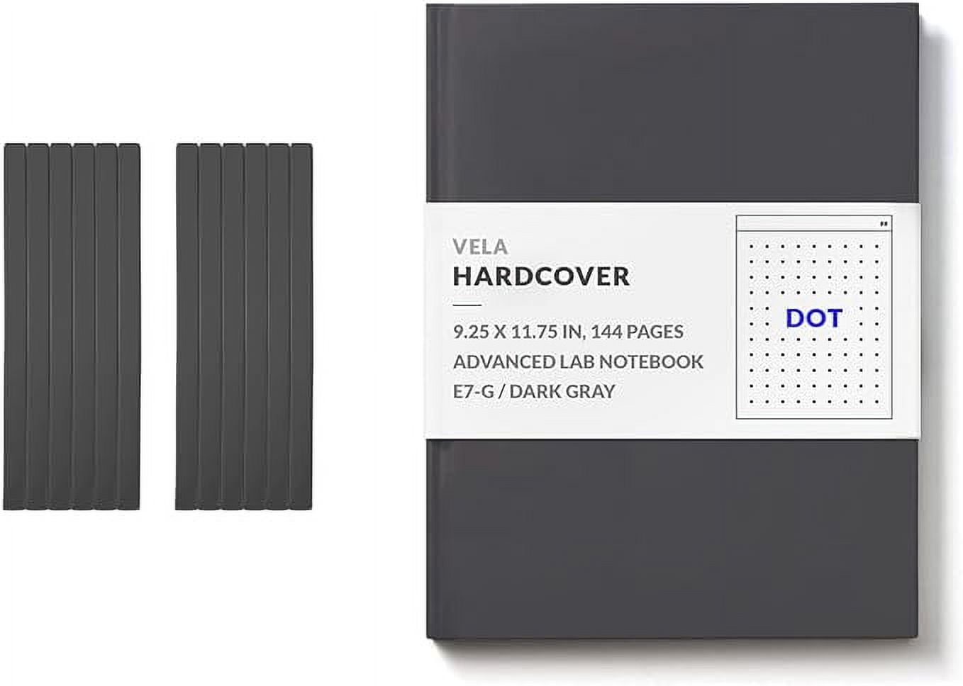 Vela Sciences E7 (12-Pack) Expanded Hardcover Lab Notebook, 9.25 x 11. ...